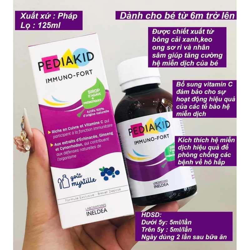(Date September 2025) Pediakid Immuno - Fort Increases Baby's Immunity ...