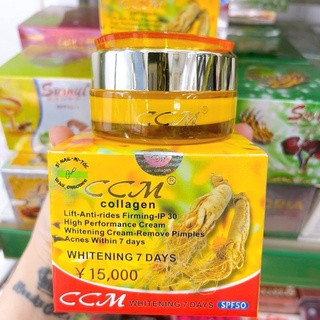 (New Model) CCM Ginseng Collagen Cream 7in1 SPF50 - 50g | Shopee ...