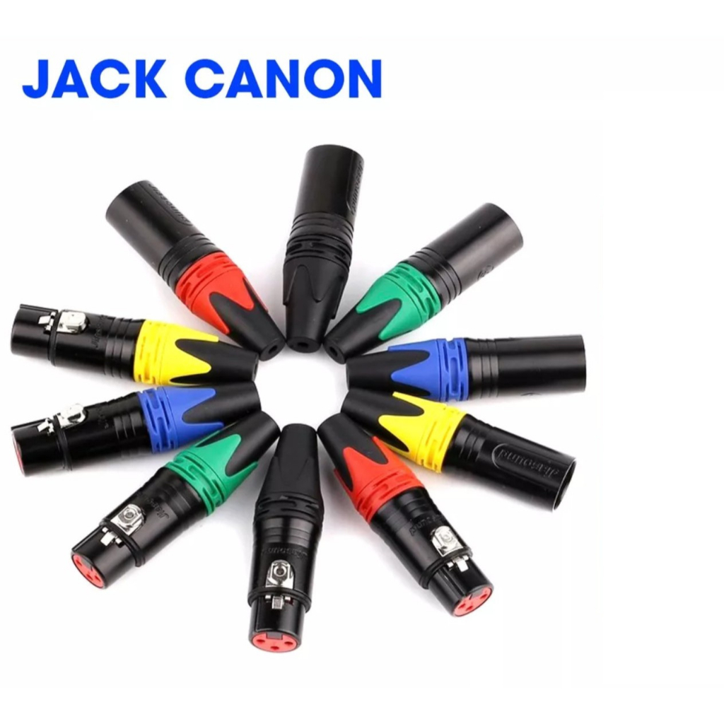 Canon 3-pin male and female Jack (price for 1 piece) | Shopee Philippines
