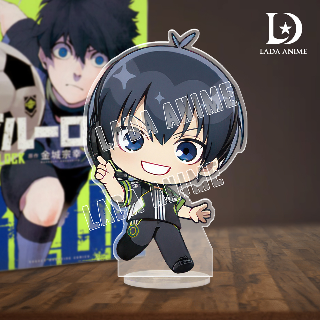 Cute anime Blue Lock chibi standee Model As A Gift, Desk Decoration ...