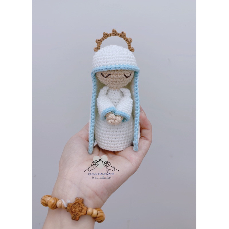Handmade STATUE OF THE MOTHER MARIA MADE OF WOOL | Shopee Philippines