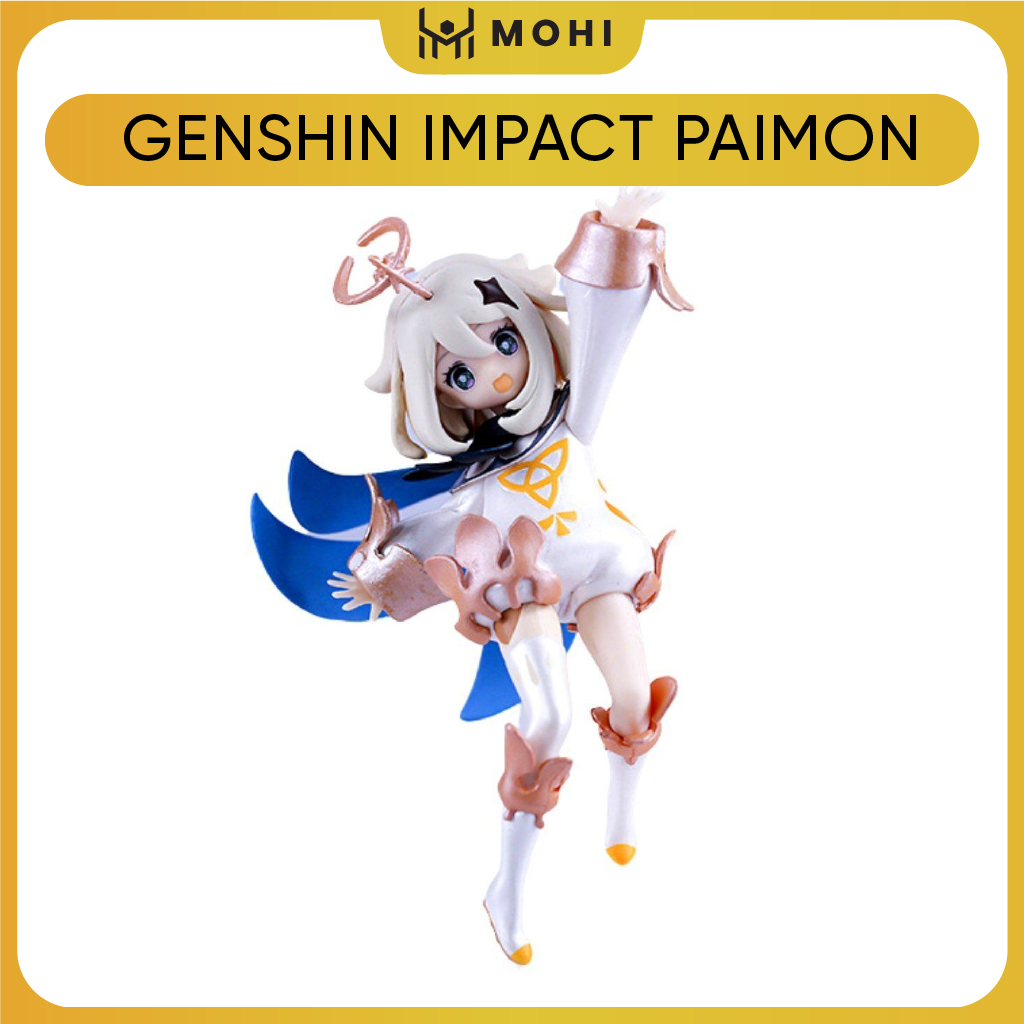 Super cute Genshin Impact Paimon Figure, Height 14 cm, weight 150 grams ...