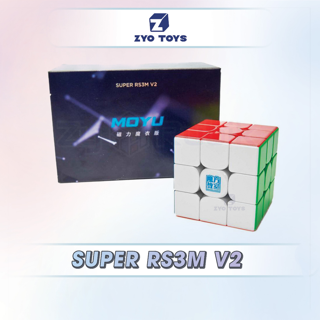 Rubik 3x3 Moyu Meilong Super RS3M V2 2023 UV 3 Magnetic/Maglev/Ballcore ...