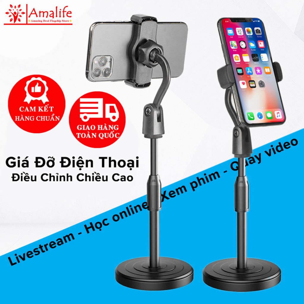 Plastic Phone Holder, Desk Stand Set for Livestream, Video Recording ...