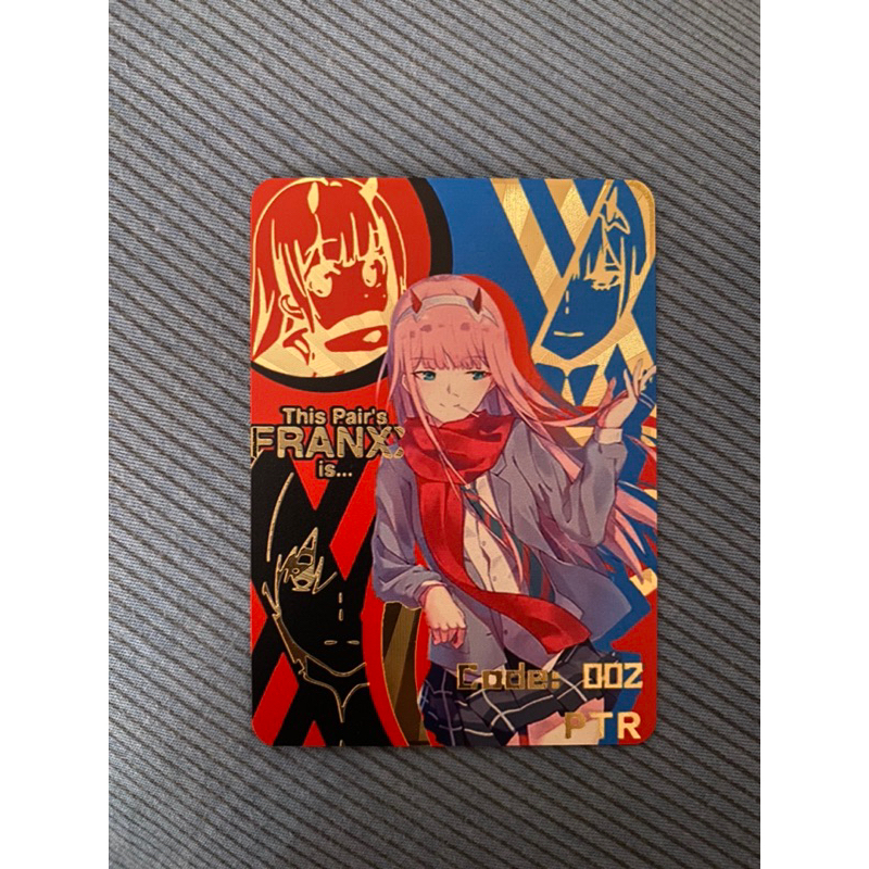 Metal Card Character ZERO TWO | Shopee Philippines