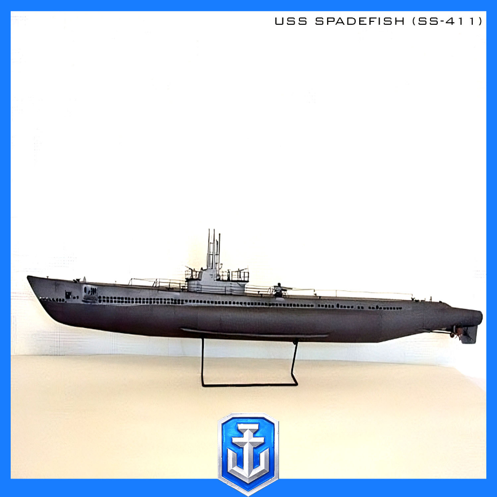 Uss SPADEFISH military submarine paper model | Shopee Philippines