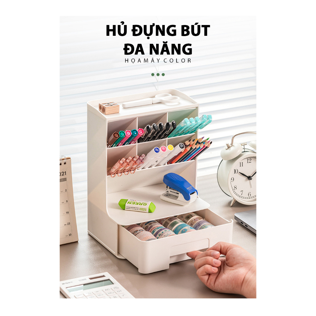 Multi-purpose pen holder. Office pen tray, study desk | Shopee Philippines