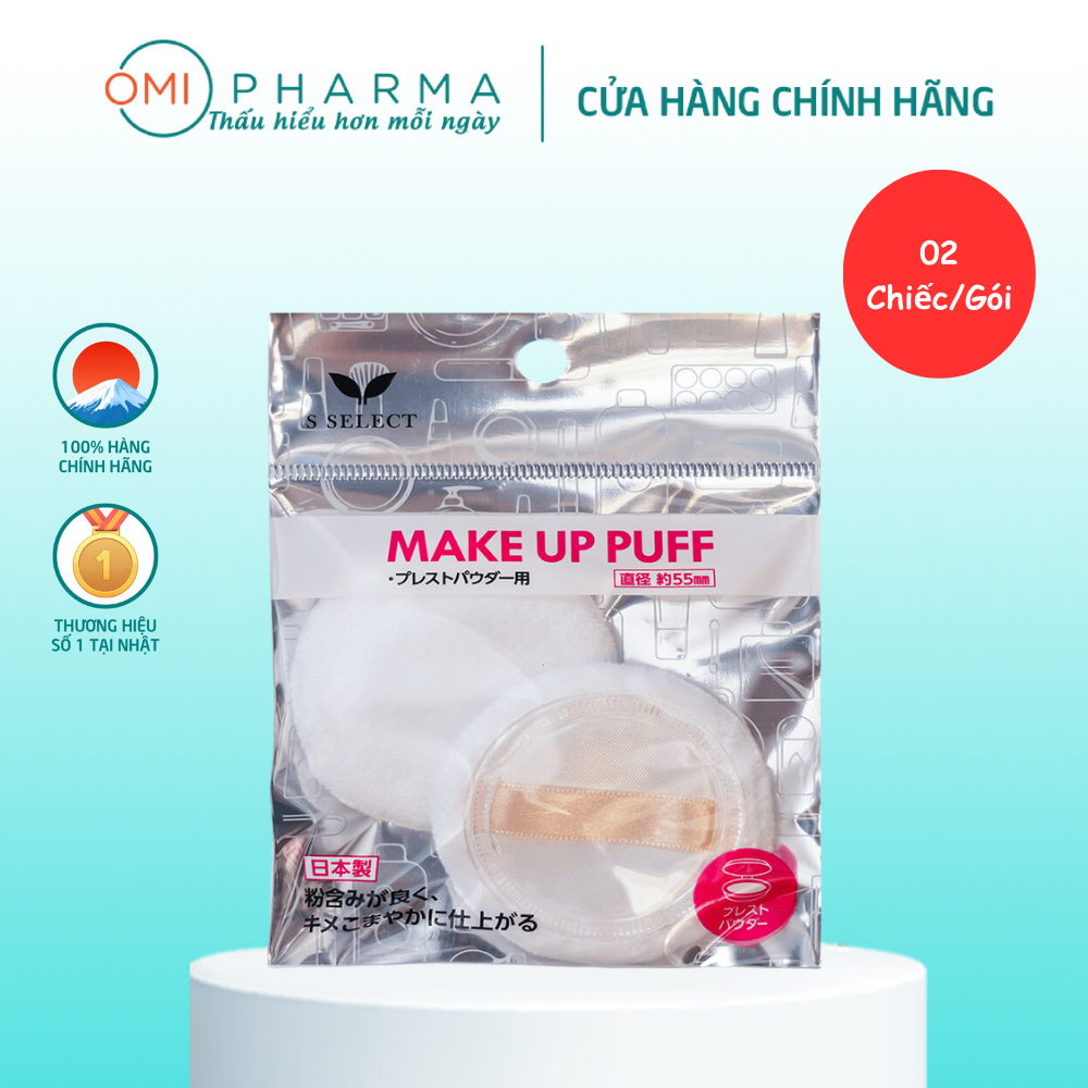Pro Use Powder Puff 55 mm S Select Japan (2 Pcs/Pack) | Shopee Philippines