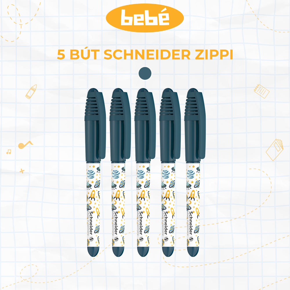 Genuine Product - Combo 5 Schneider Zippi Short Body Fountain Pens ...