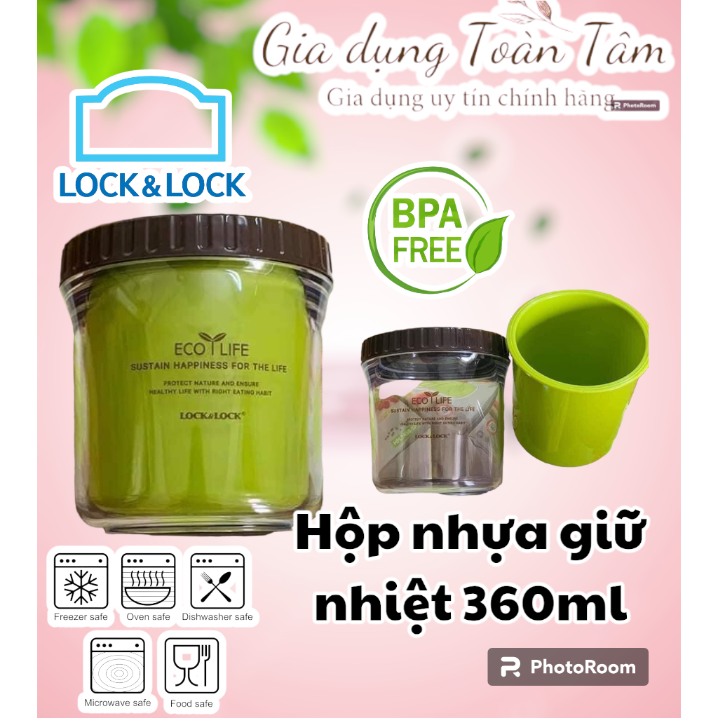Multi-purpose THERMAL plastic box Lock & Lock 360ml, BPA free ...
