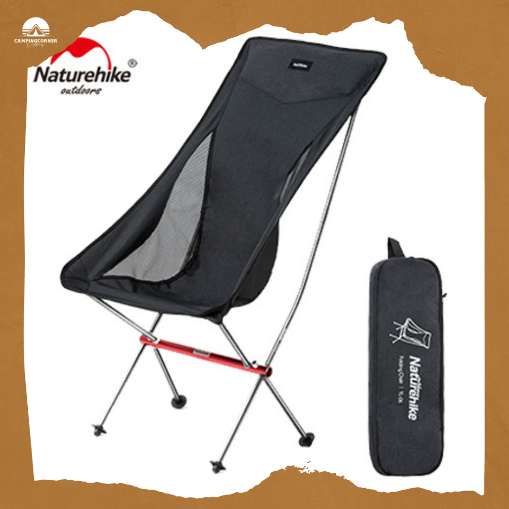 Naturehike NH18Y060-Z Outdoor Folding Camping Chair - With Backrest ...