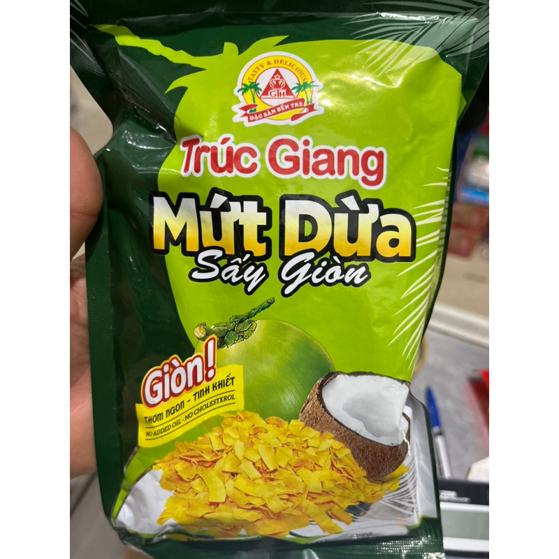 Dried coconut/Truong Giang crispy dried coconut jam from Ben tre, 200g ...