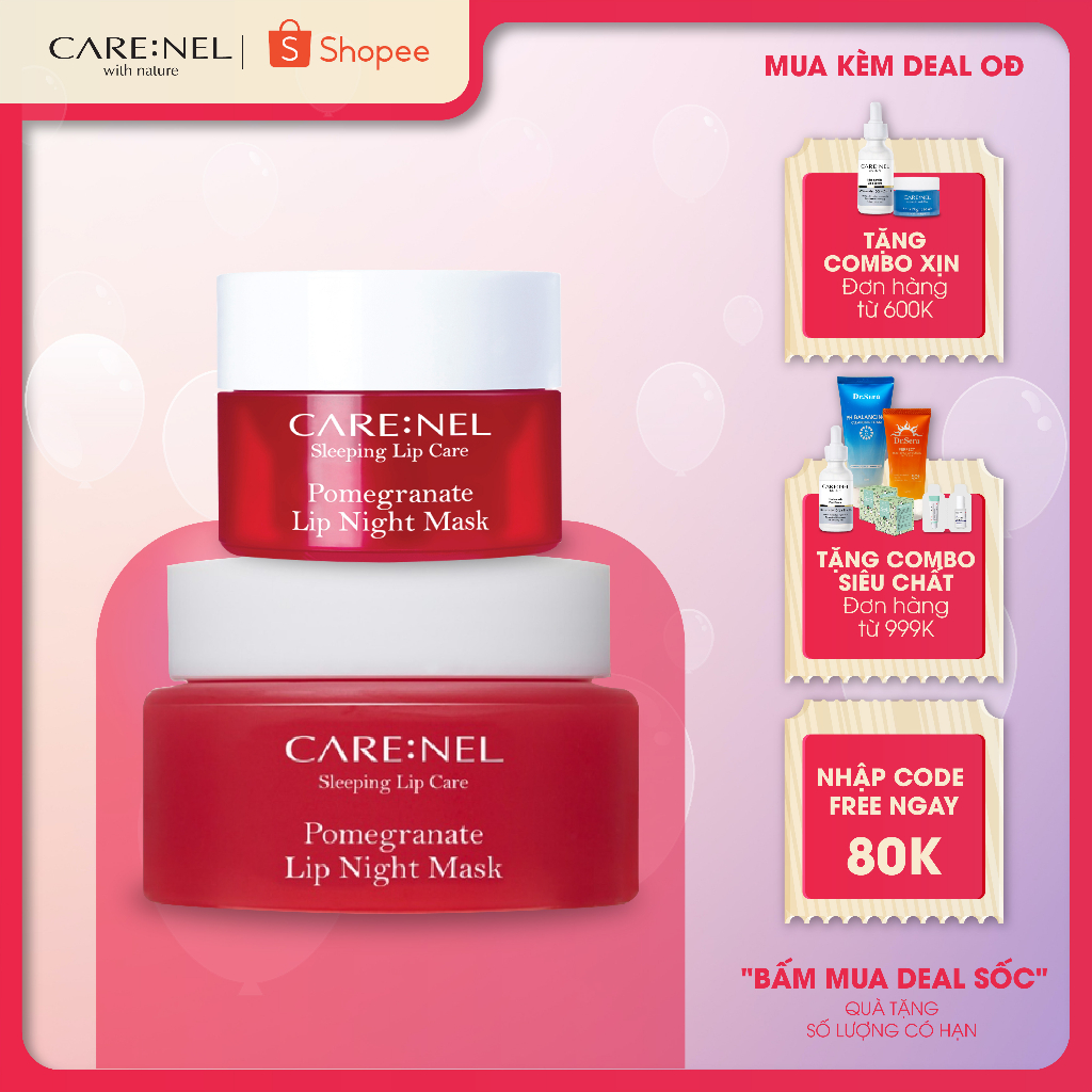Carenel Pomegranate Lip Night Mask 23g | Shopee Philippines