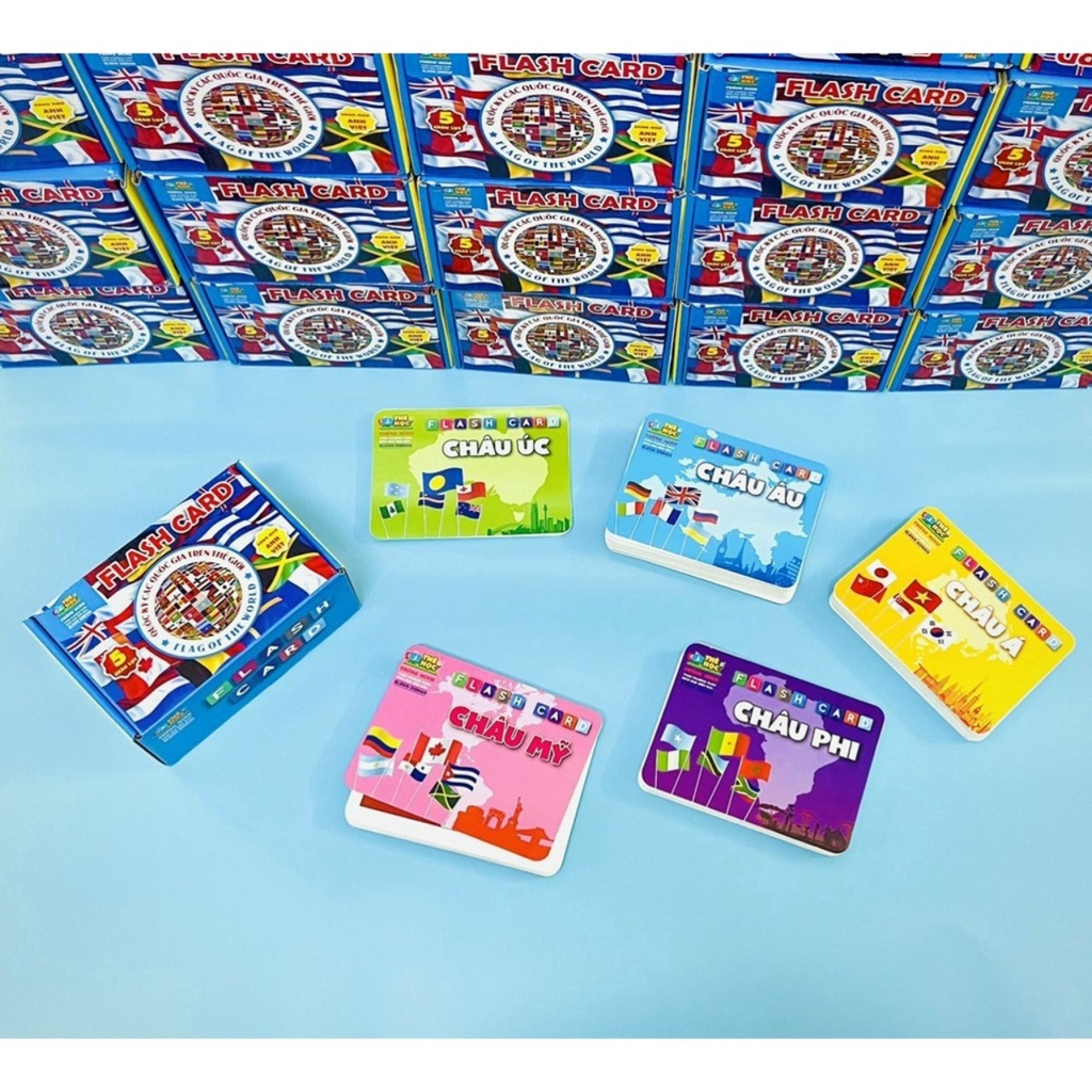 National Cards Set Of Flags In The World 180 Countries 5 Continents ...