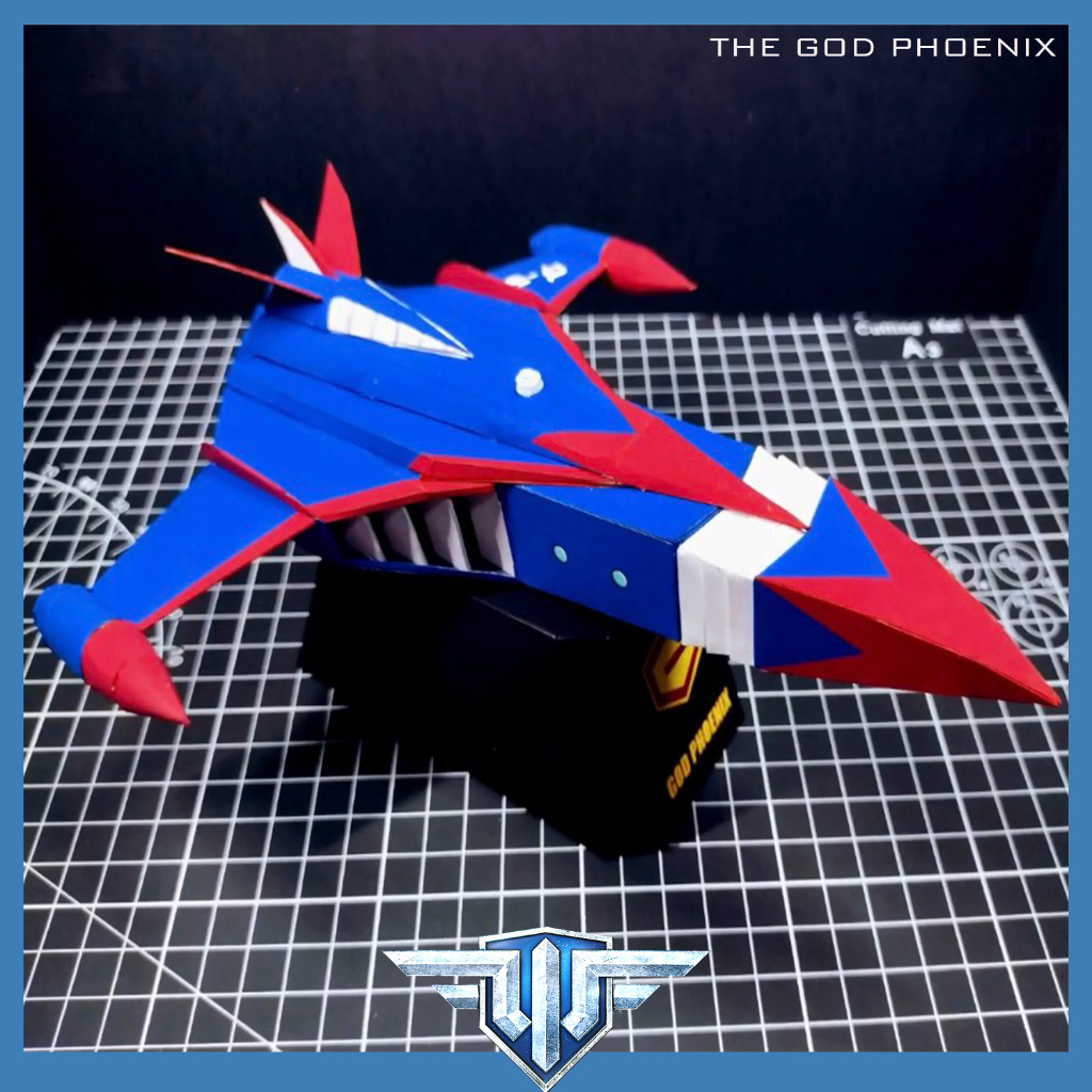 Model GOD PHOENIX - Gatchaman Wiki Combat Paper | Shopee Philippines