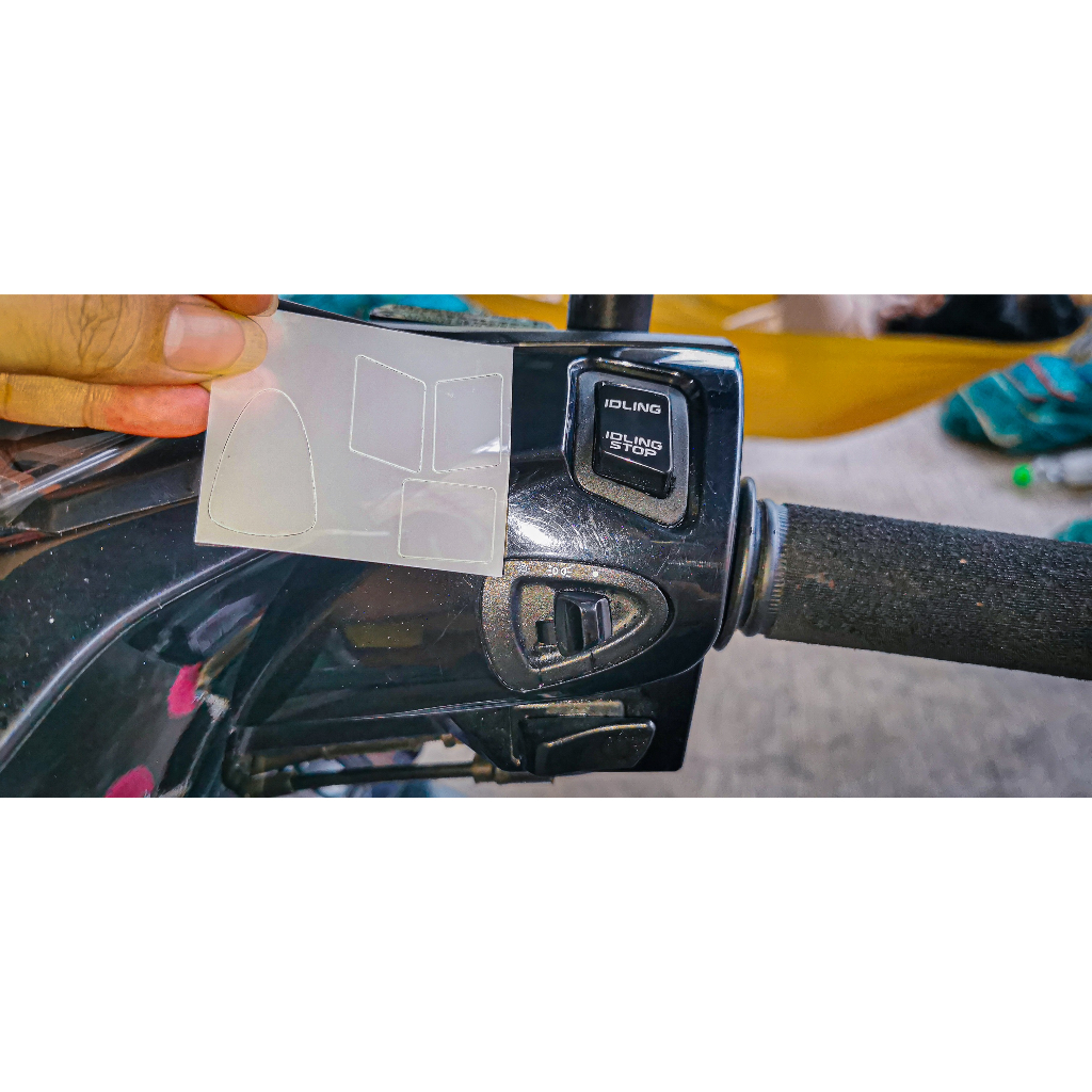 Set of 5 protective stickers for HONDA vehicles of all kinds to prevent ...