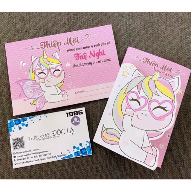 Baby Shower, Birthday, First Month Cards Seven-Colored Horse (folded ...