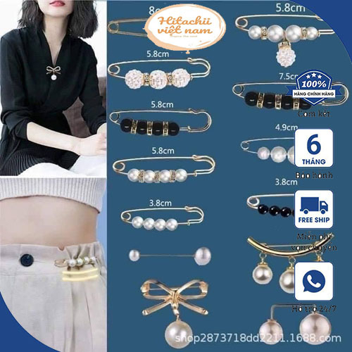 Set of 13 clothing pins, size-reducing trouser clips with many designs ...