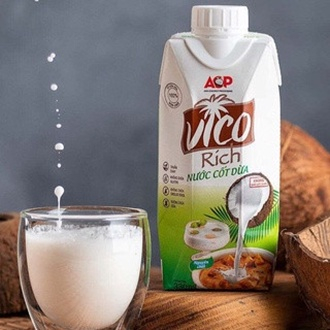 1 Box of Coconut Milk 16-19% VICO RICH 330ML | Shopee Philippines