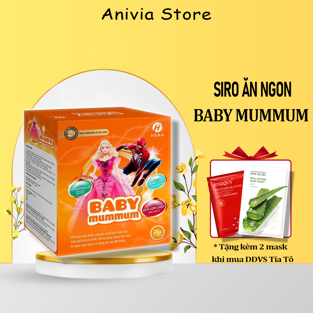 Baby MUMMUM Hera delicious syrup for babies helps absorb digestion and ...