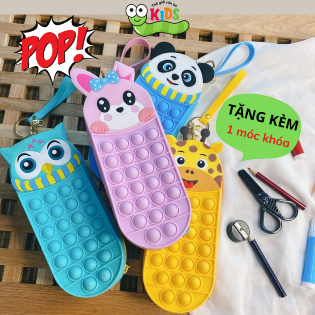 Pop IT PEN BOX, CREATES LEARNING SENSOR FOR KIDS, REDUCE STRESS ...