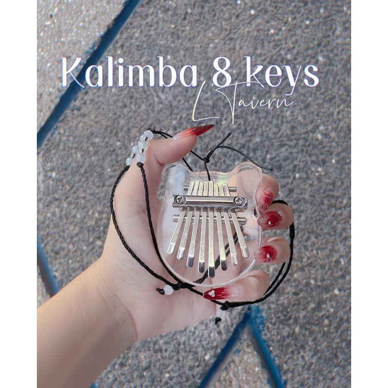 Gift OF 8-KEY KALIMBA EXTREMELY BEAUTIFUL MINI KALIMBA KALIMBA ACRYLIC ...