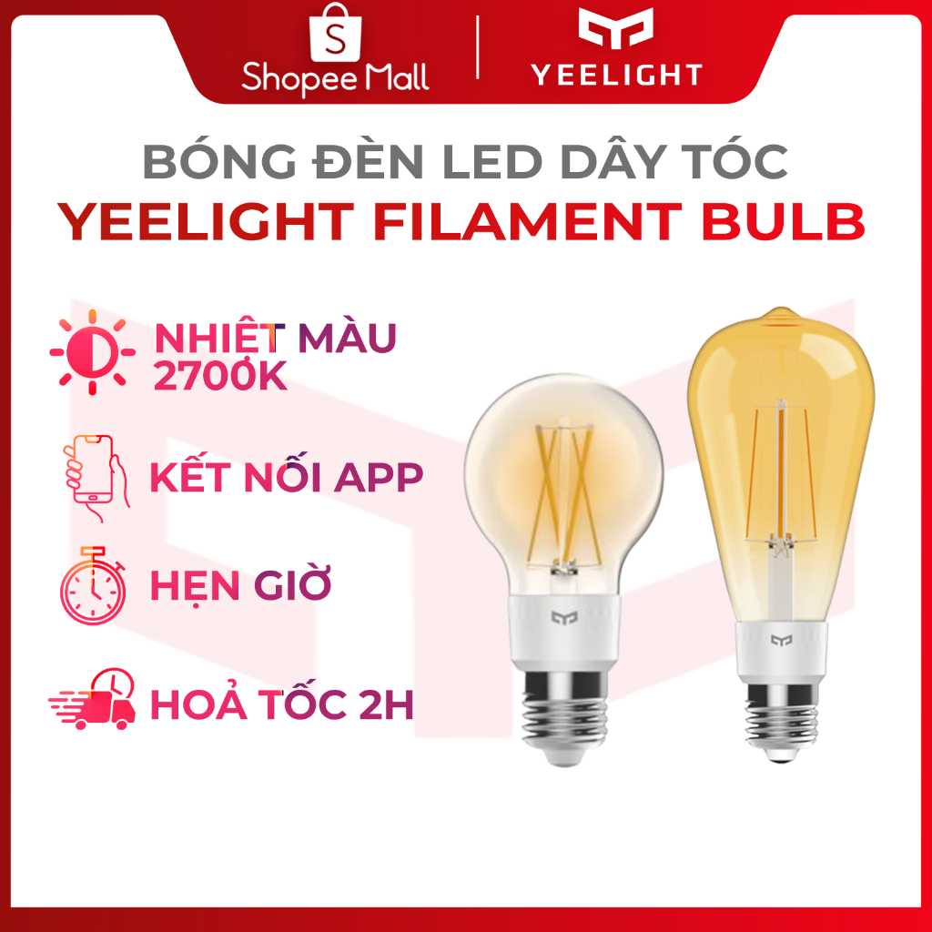 Yeelight Filament smart Filament light with classic vitage design ...