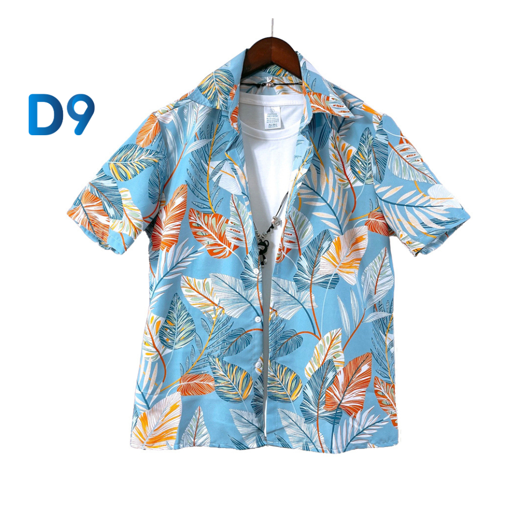 Beach shirt D9 blue background travel team | Shopee Philippines