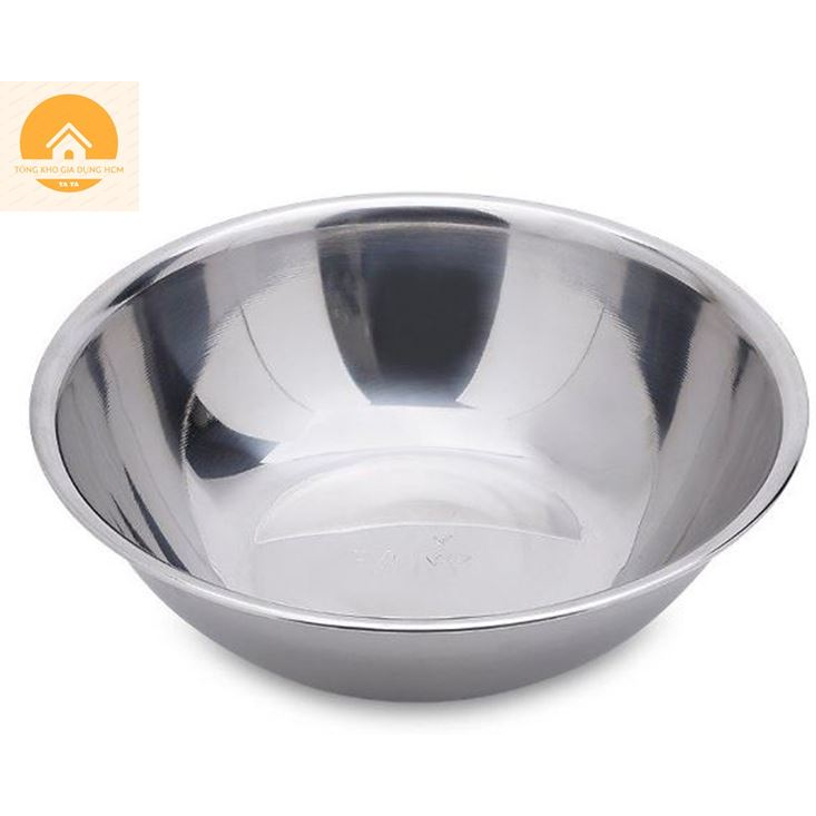 Round stainless steel basin, wash basin, thick, shiny stainless steel ...