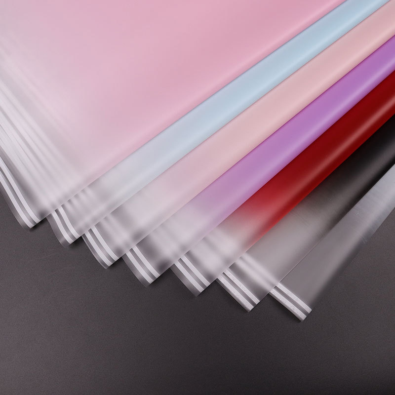 Ultra-luxurious Matte Flower Wrapping Paper with White Striped Border ...