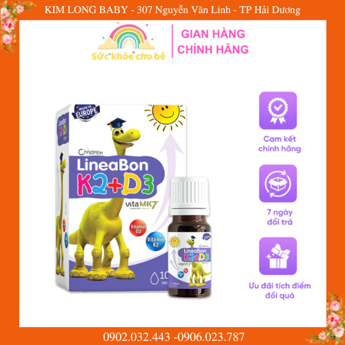 Lineabon - Pure Vitamin D3 K2 Helps Baby Sleep Well and Grow Taller ...