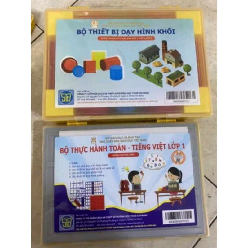 Grade 1 Math and Vietnamese Practice Set (Magnetic) with shapes ...