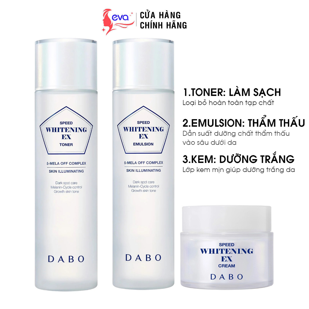 Dabo Speed Whitening Ex Korean Matte Whitening Skin Whitening Kit ...