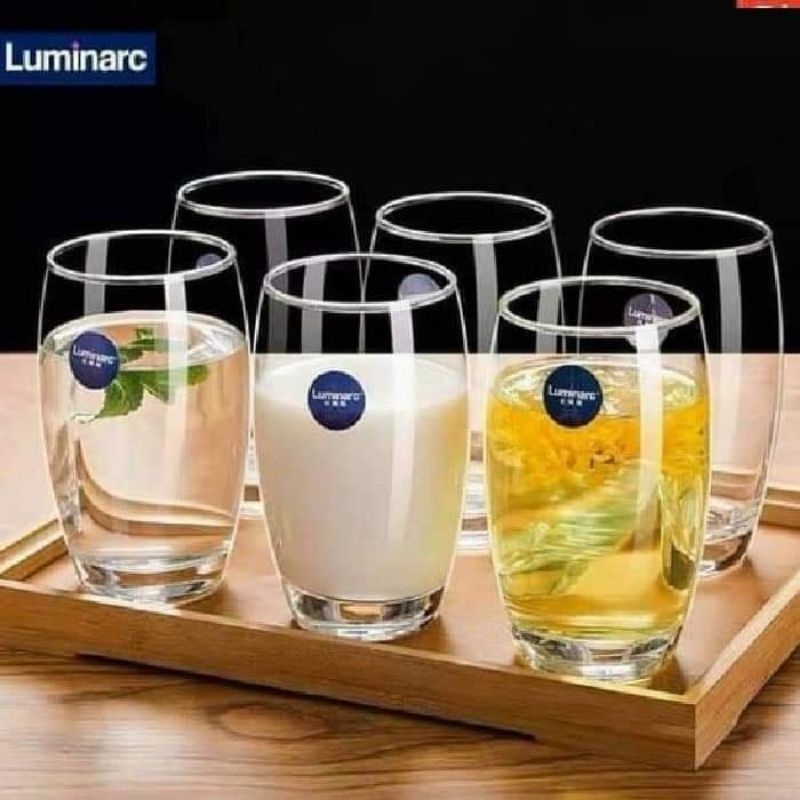 (In stock) Set of 6 Luminarc Glass Cups 350ml | Shopee Philippines