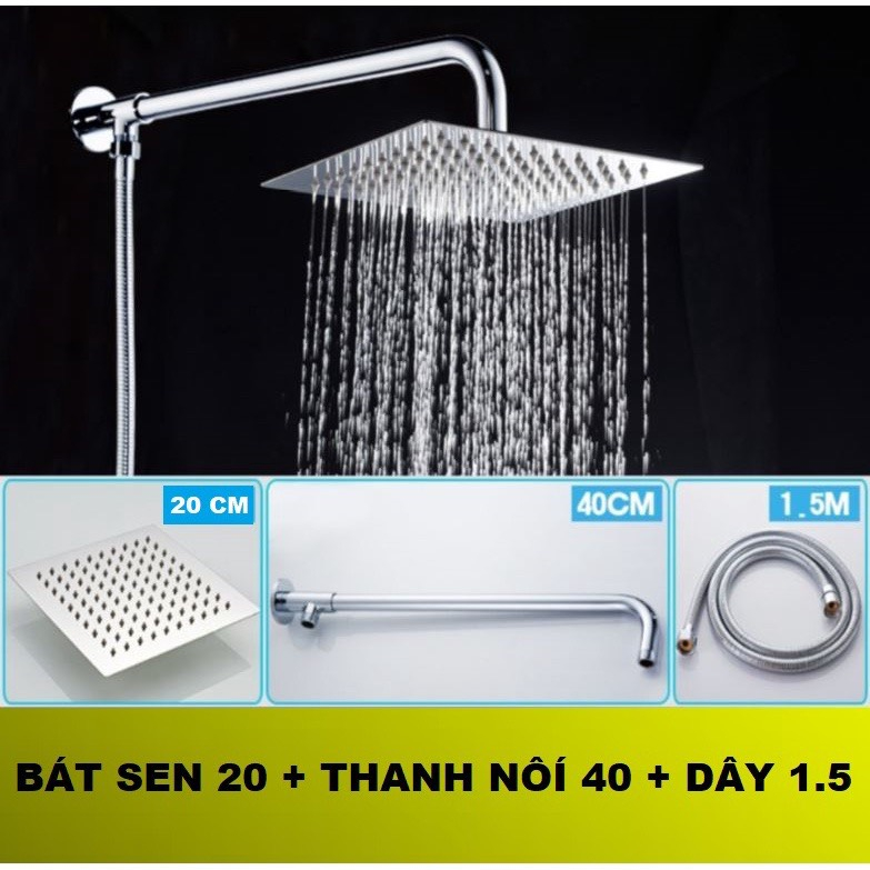 Full set of SQUARE and ROUND standing shower bowls with convenient ...