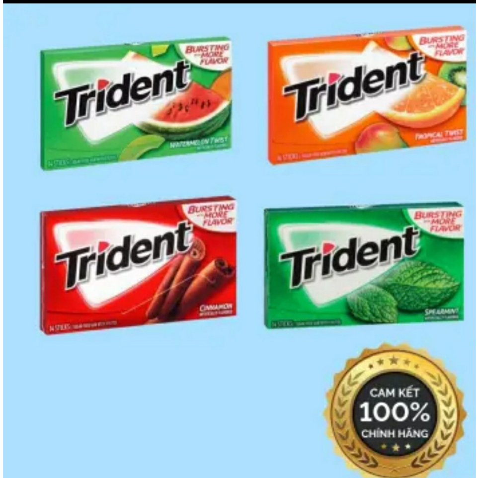 [Blister of 28 pieces&12 pieces]Sugar-Free Trident Gum Candy for Mouth ...