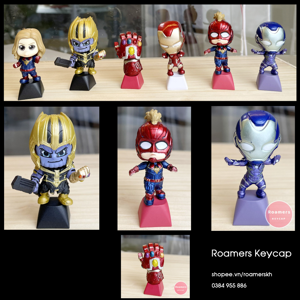 MARVEL AVENGER Mechanical Key Button Keycap Special Edition Odd Keys ...
