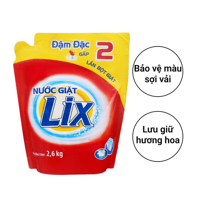 Lix laundry detergent concentrated 2.2kg bag RED | Shopee Philippines