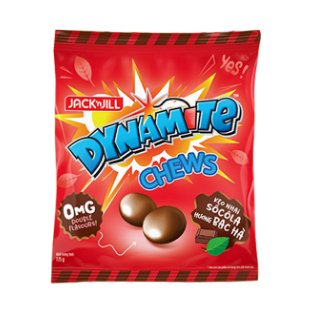 Chocolate Mint Flavored Chewing Candy 3 Dynamite Chews (Pack 125g ...