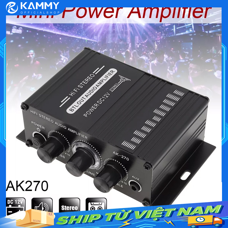 Ak270/ak170 Audio Amplifier Home karaoke Audio Amplifier AUX Smart USB ...
