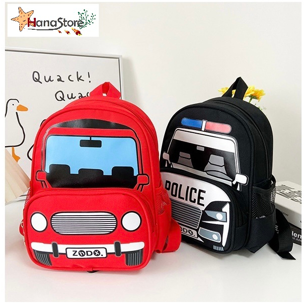 Standard shape, with shaped plastic ribs - 3D car backpack for ...