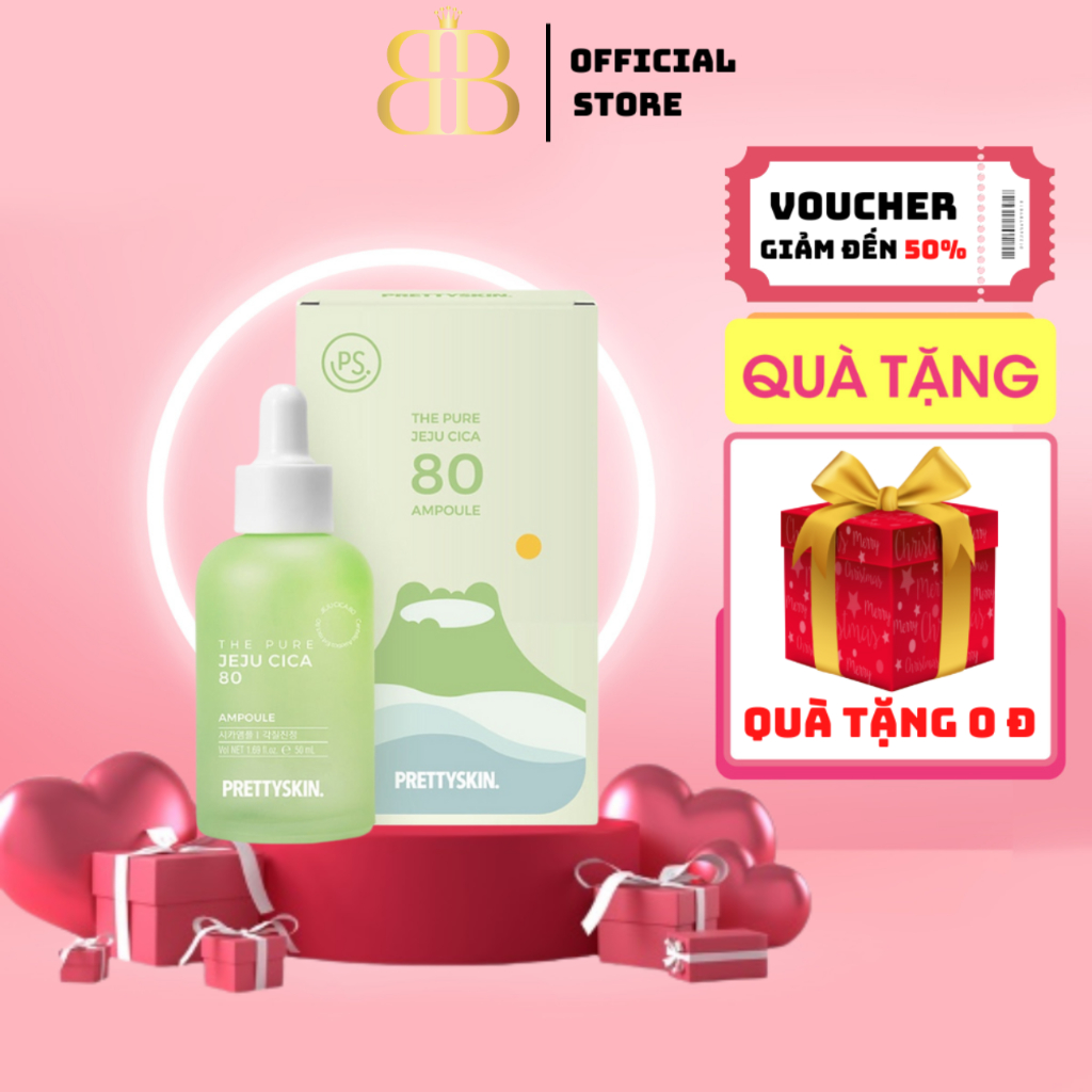 Prettyskin The Pure JeJu Cica Centella Asiatica Extract Acne Reduction ...