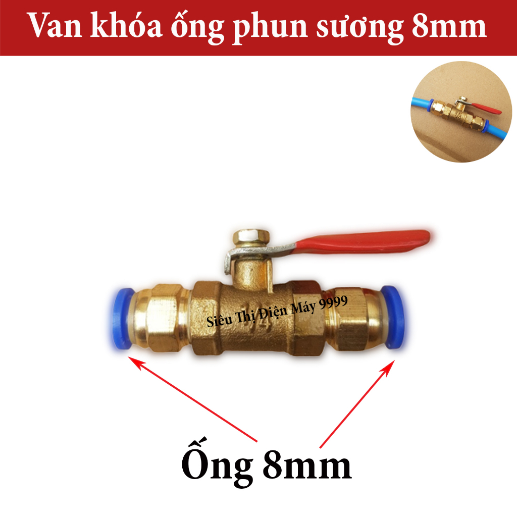 8mm pipe valve made of Brass - mist pipe valve (2 8mm heads) | Shopee ...