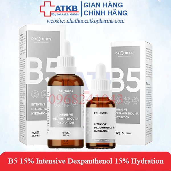 Drceutics Vitamin B5 Intensive Dexpanthenol Essence 15% X2 Hydration Moisturizing & Recovery for ...