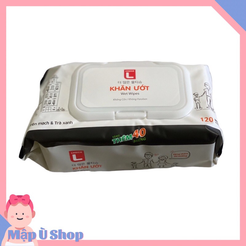 Lotte Choice L wet wipes 120 sheets | Shopee Philippines