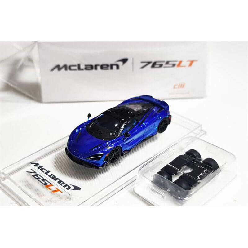 Cm Model 1:64 Mclaren 765LT Metallic Blue - Diecast Car | Shopee ...