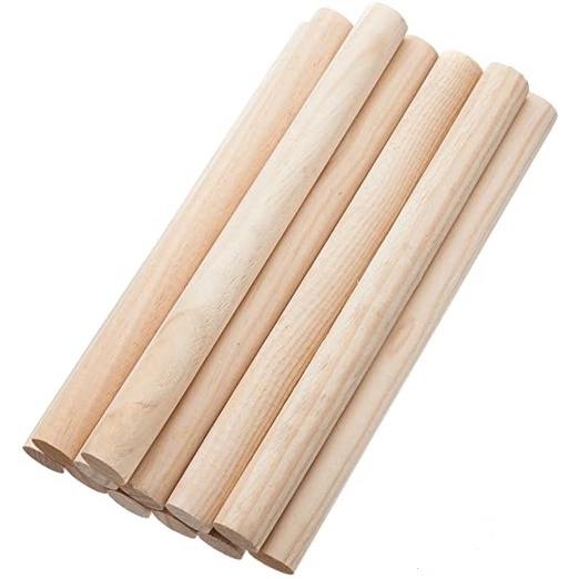 15mm diameter round wooden bar, pine wood bar, model, handmade, DIY ...