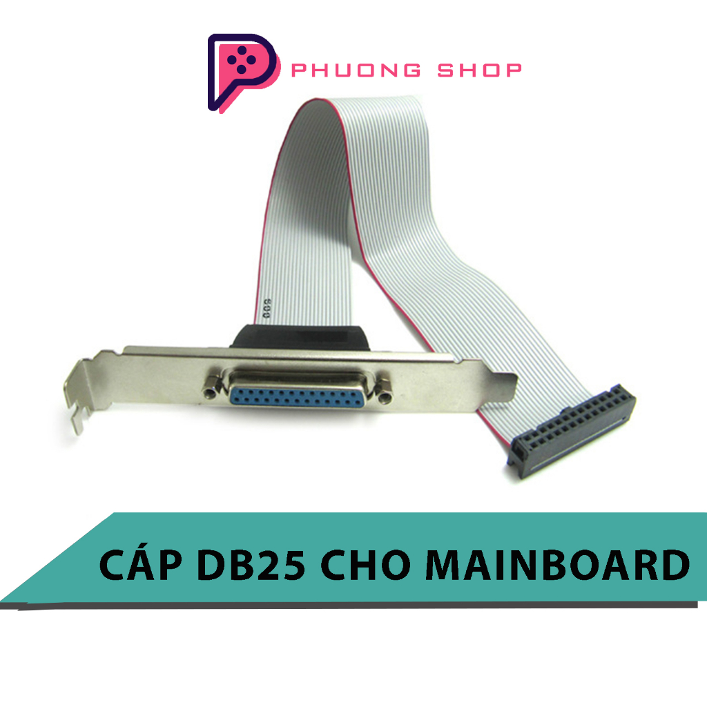 Lpt cable to plug mainboard to DB25 Female Female pin Iron Shield 12cm ...