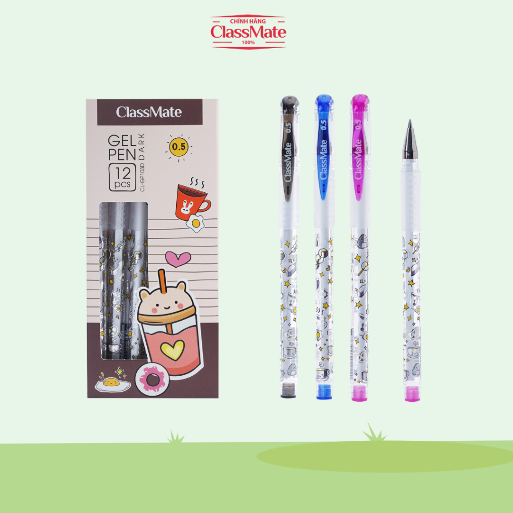Classmate Student Ballpoint Gel Pen - 1 Pc, 0.5mm Nib, Even Ink ...