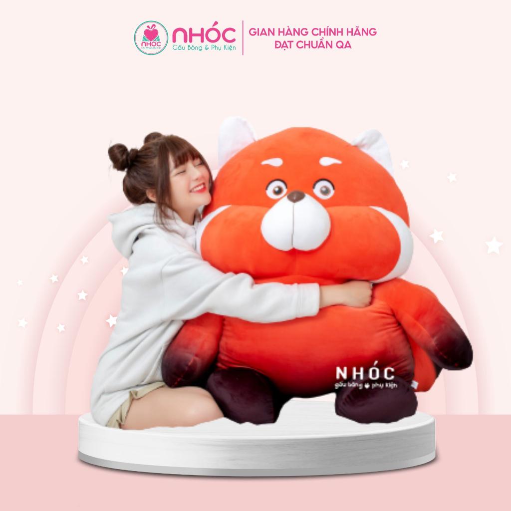Turning Red Stuffed Animal Toy Red Panda Transforming Furry Min Stand ...